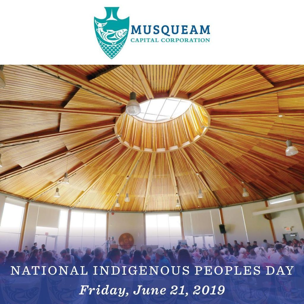 On Friday, June 21, the Musqueam proudly celebrate National Indigenous ...