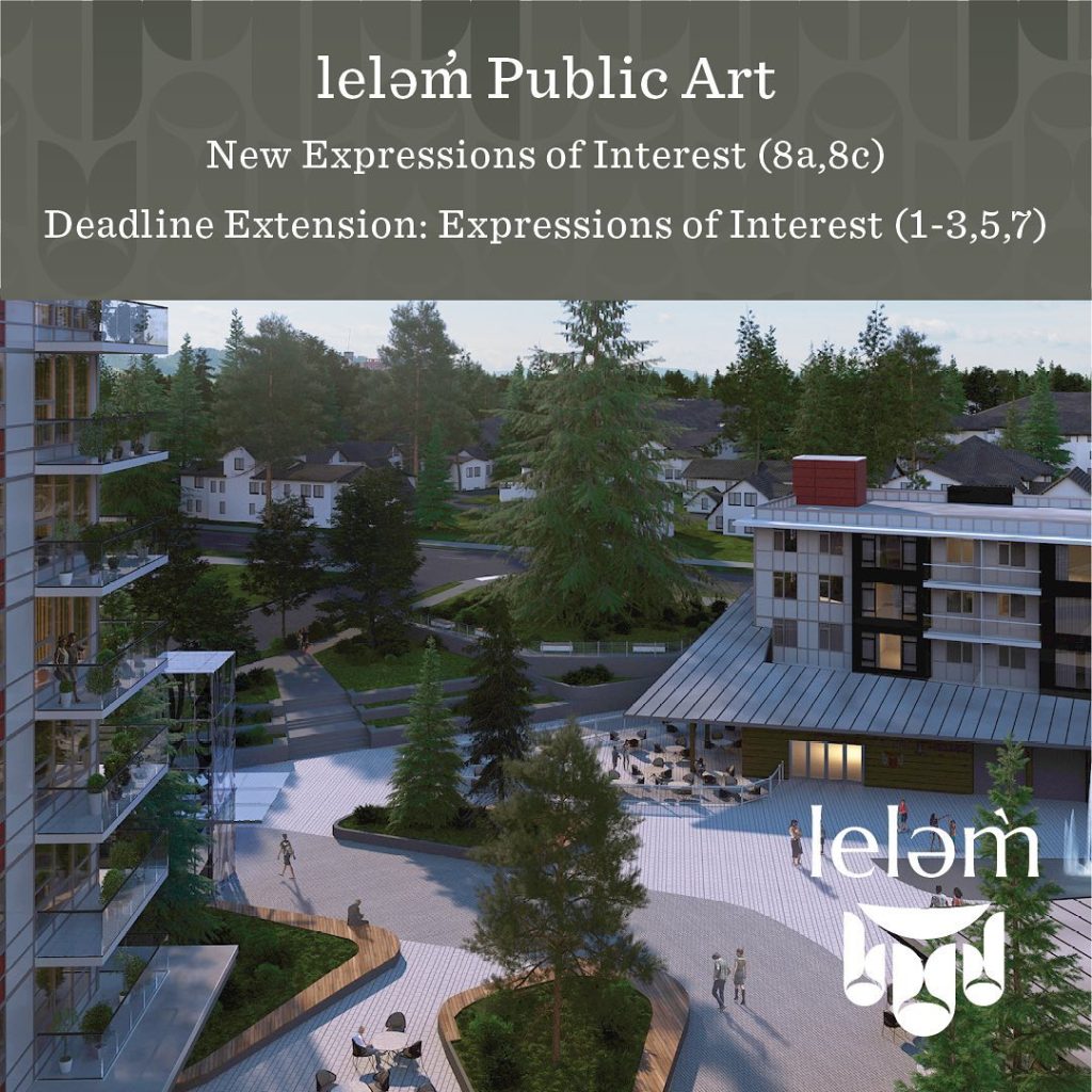 MUSQUEAM ARTISTS & DESIGNERS Swipe left to see the two new leləm̀ ...